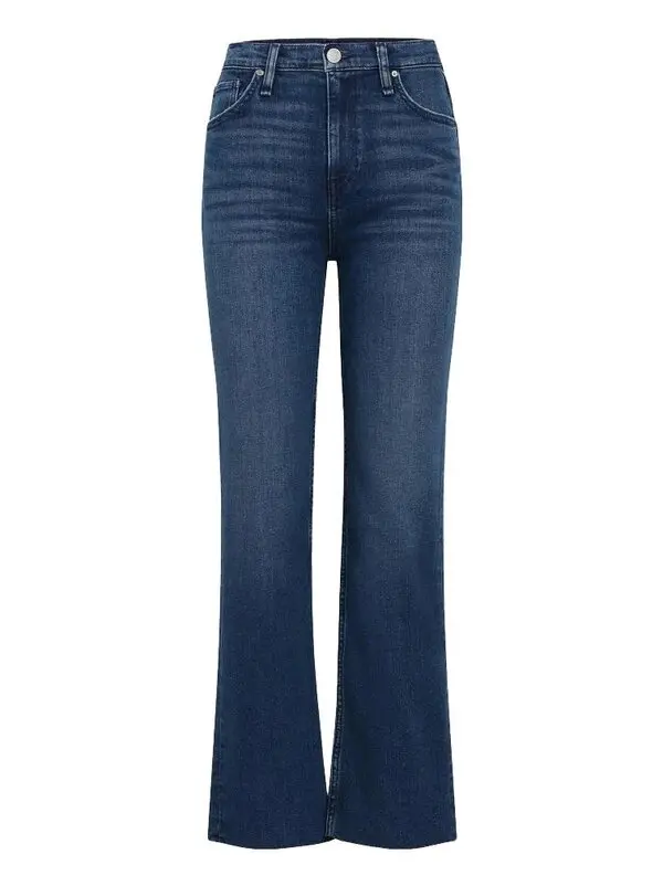 Hudson Jeans Remi High-rise Straight-leg Jeans - Deep Dive