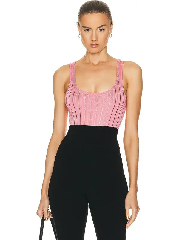Alaïa Crinoline Bodysuit - Rose Vif