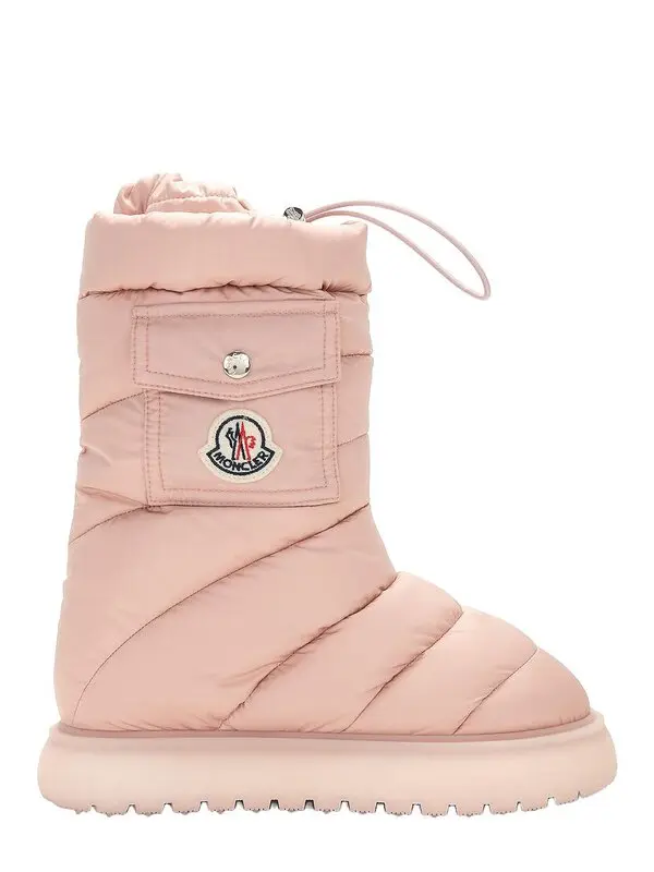 Moncler Gaia Pocket Mid Boots - Pink