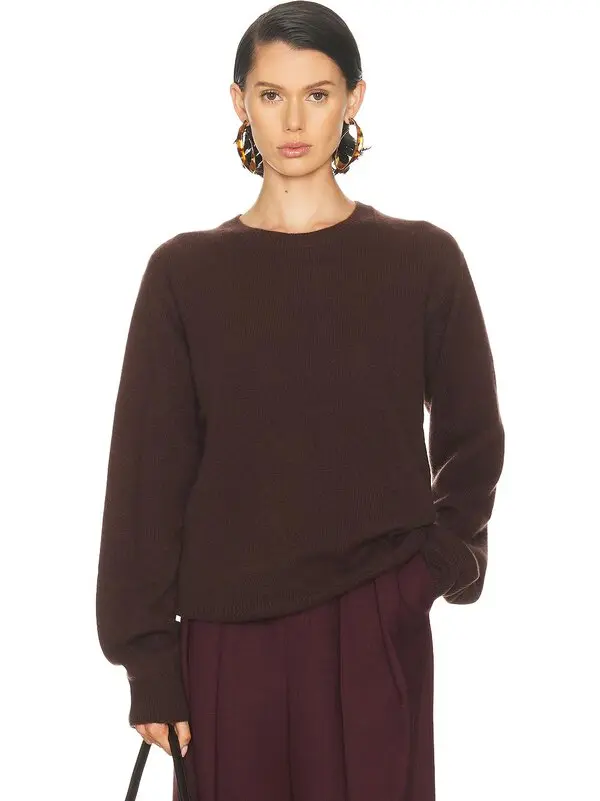 Eterne James Cashmere Sweater - Espresso