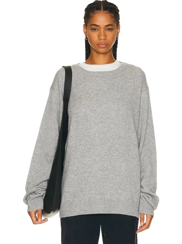 Eterne James Cashmere Sweater - Grey
