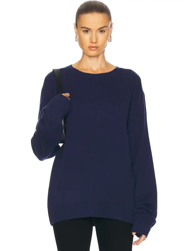 Eterne James Cashmere Sweater - Navy