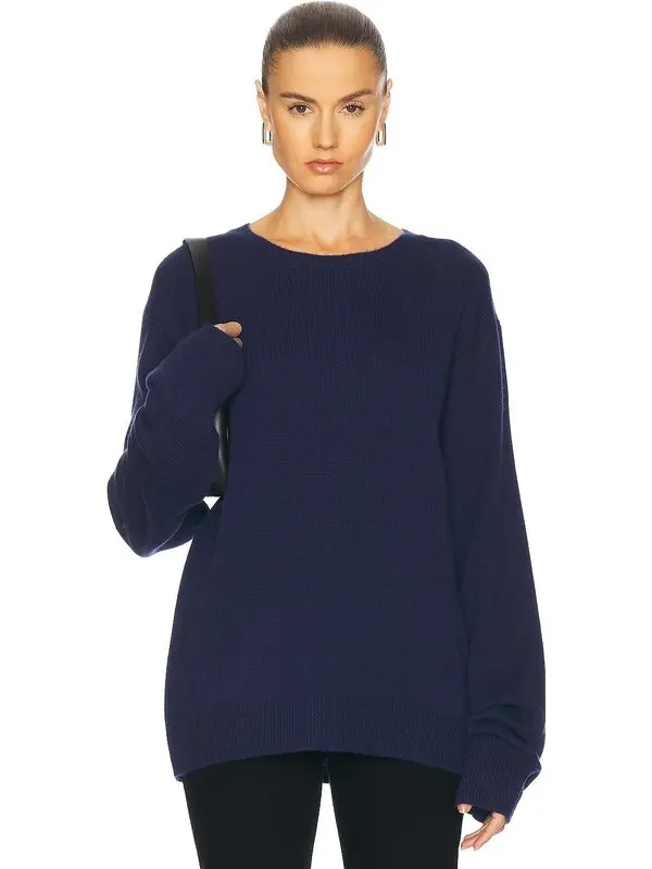 Eterne James Cashmere Sweater - Navy