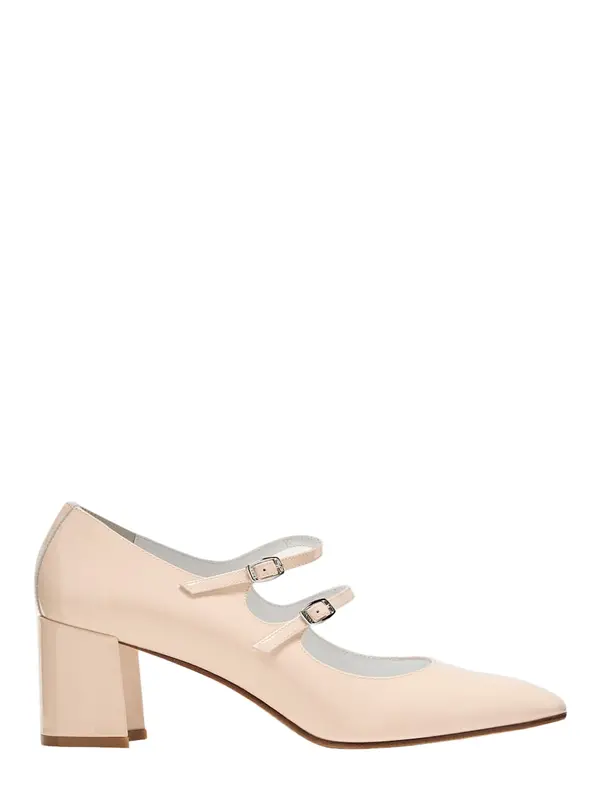 CAREL Alice Patent Leather Pumps - Nude
