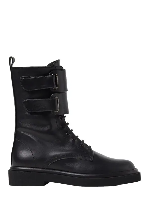 PALOMA BARCELO Lace-up Combat Boots - Black