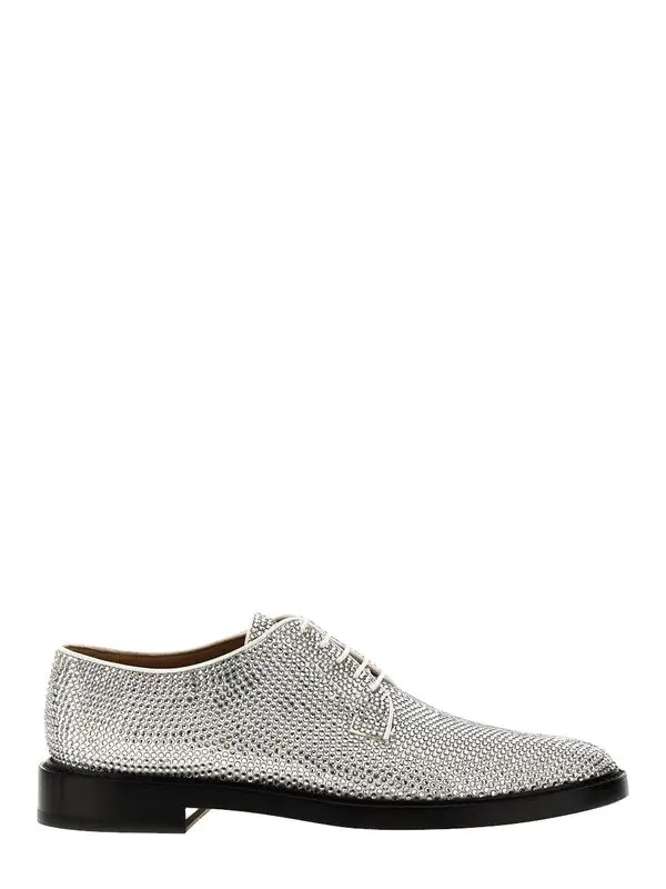 MAISON MARGIELA Tabi Lace-up Shoes - Silver
