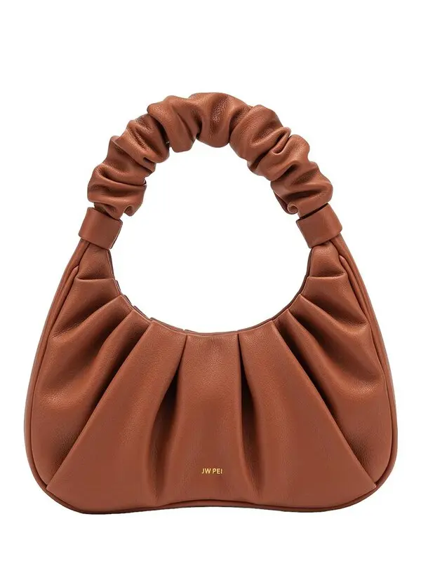 Jw Pei Gabbi Ruched Hobo Bag - Nutella