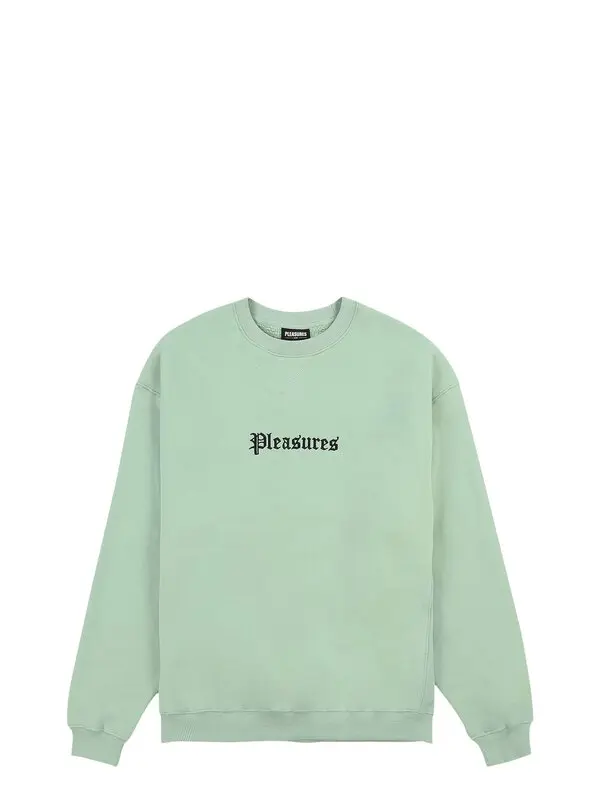 PLEASURES Recipe Crewneck - Green