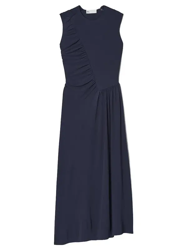 Tory Burch Jersey Crepe Dress - Medium Navy