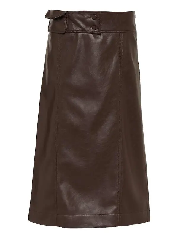 AYA MUSE Eyeria Midi Skirt - Red