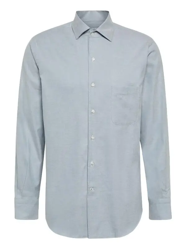 Loro Piana André Cotton Shirt - Blue