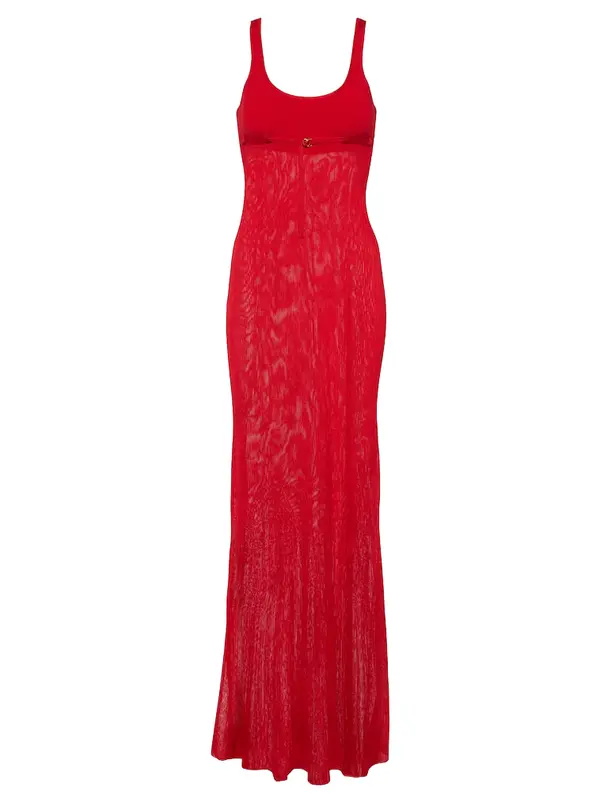 Jacquemus La Robe Maille Maxi Dress - Red