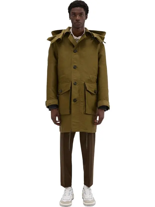 Theory 3-in-1 Recycled Poly Parka - Olive