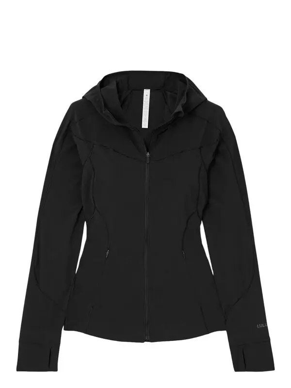 Lululemon Mist Over Hooded Stretch Recycled Jacket - Black