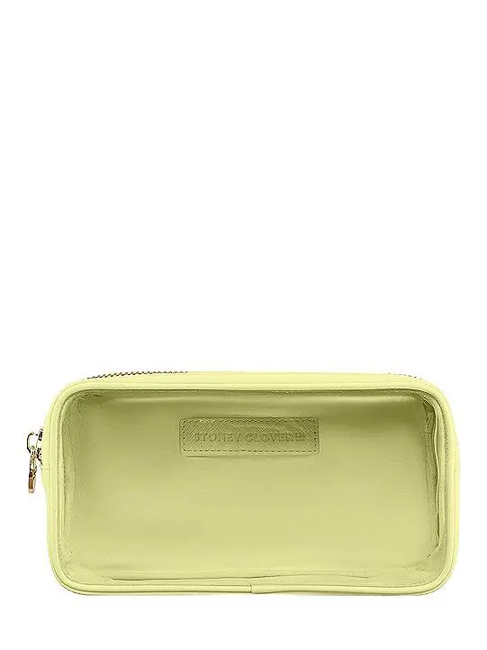 Stoney Clover Lane Clear Front Small Pouch - Banana