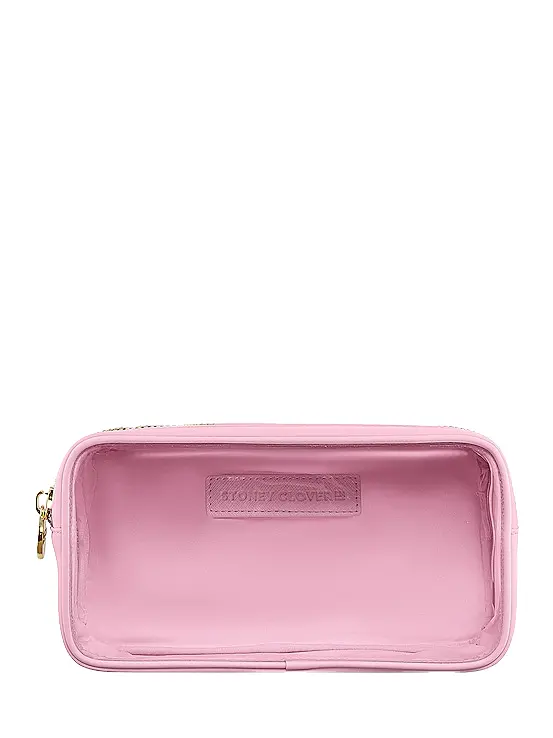 Stoney Clover Lane Clear Front Small Pouch - Flamingo