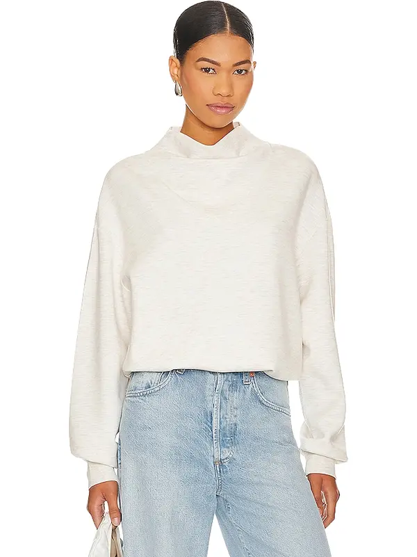 Varley Betsy Sweatshirt - Ivory Marl