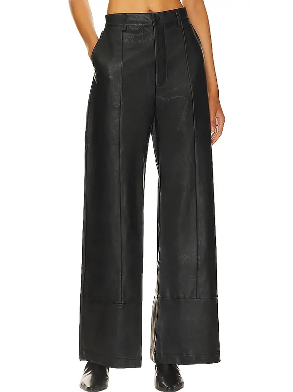 Bardot Marlowe Wide Leg Pant - Black
