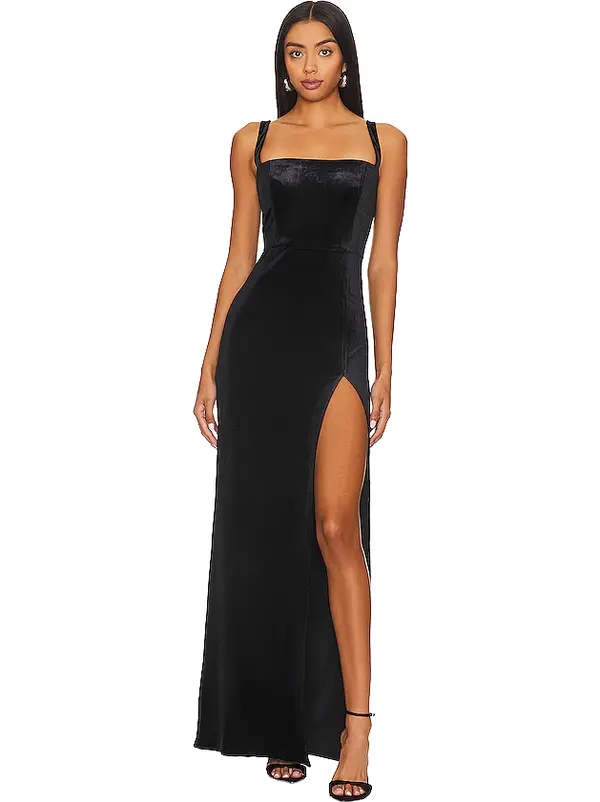 Amanda Uprichard X Meg Gown - Black