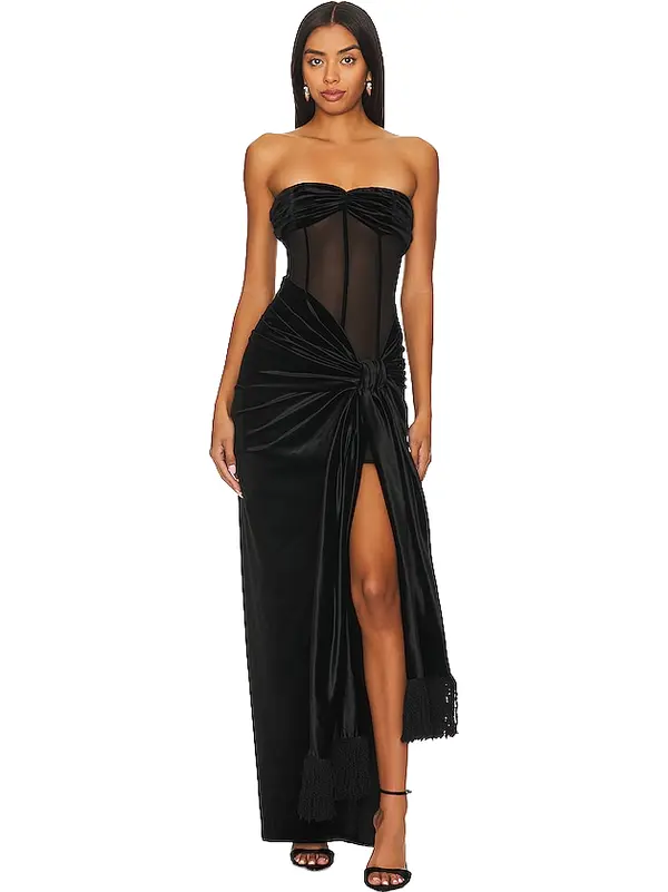 BRONX AND BRONCO Gina Gown - Black