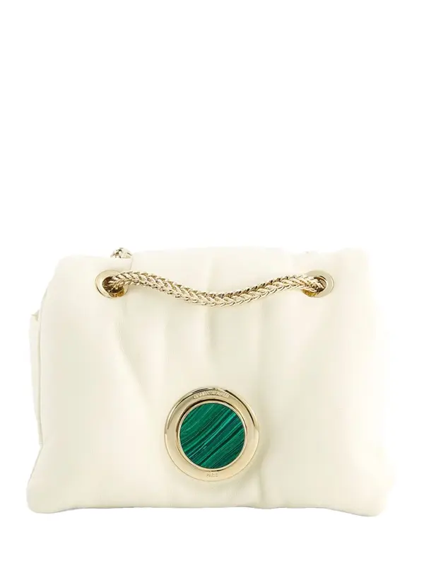 Giambattista Valli Padded Leather Shoulder Bag - White