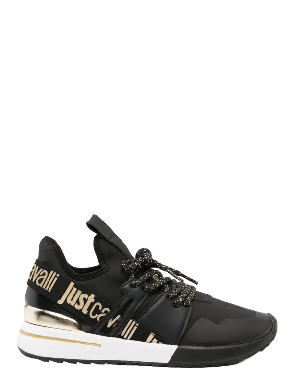 Just Cavalli Logo-print Sneakers - Black