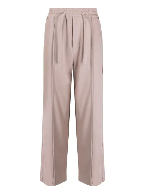 FIVE CM Wide-leg Stretch-jersey Trousers - Pink