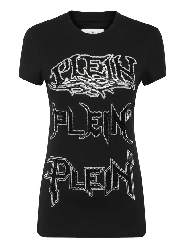 Philipp Plein Logo-embellished T-shirt - Black