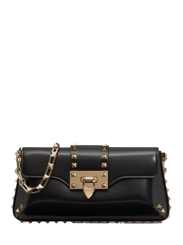 Valentino Garavani Rockstud Shoulder Bag - Black
