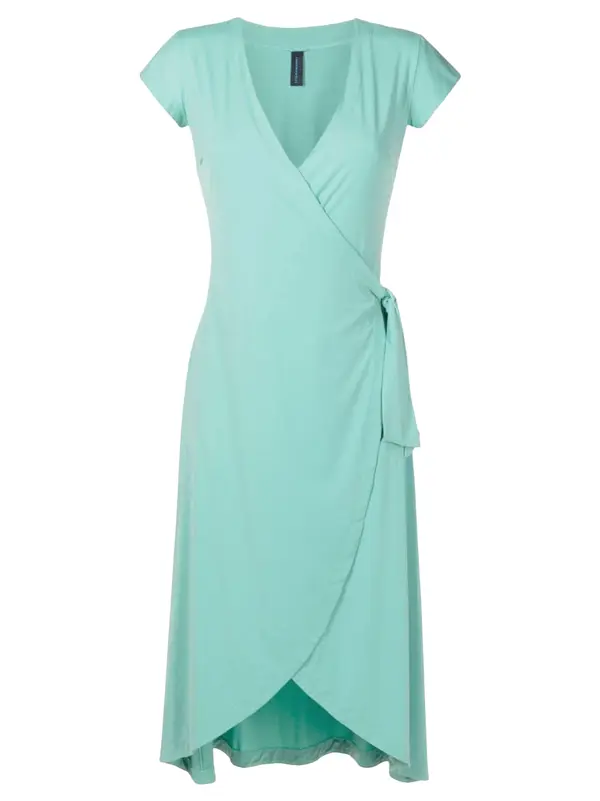LYGIA & NANNY Falcao V-neck Midi Dress - Blue