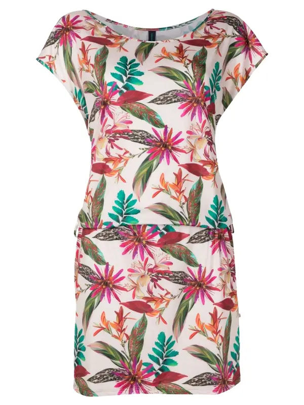 LYGIA & NANNY Shiva Botanical-print Minidress - Multicolour