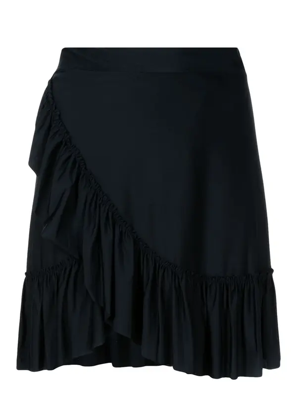 LYGIA & NANNY Laurita Ruffled Skirt - Black