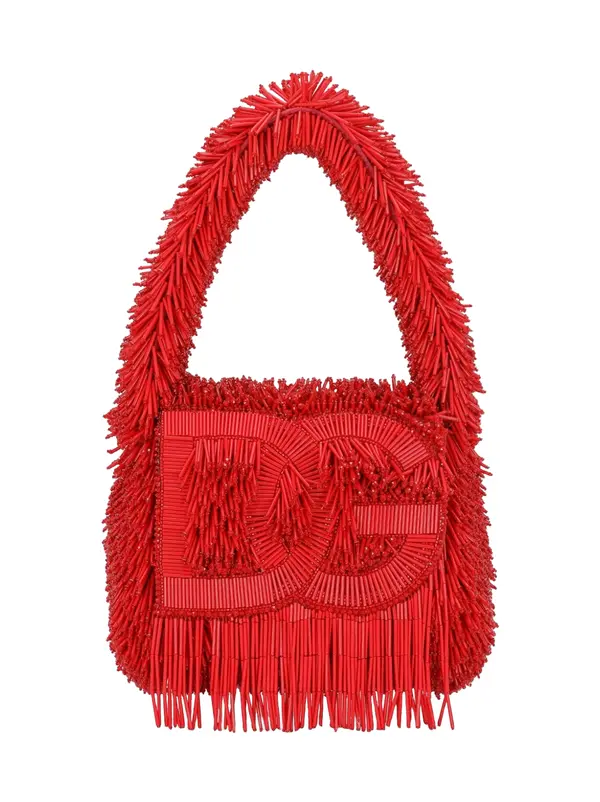Dolce & Gabbana Dg Logo Embroidered Tote - Red
