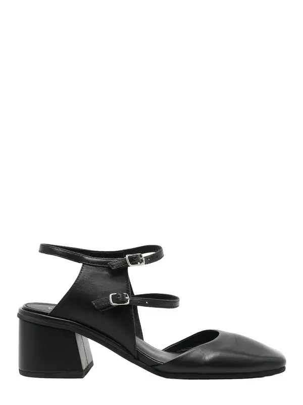 STUDIO CHOFAKIAN 131 45mm Leather Pumps - Black