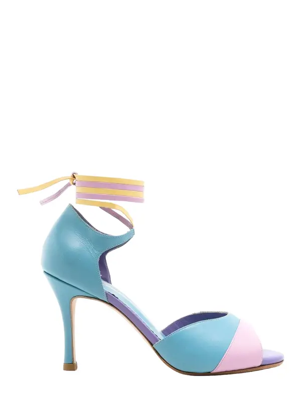 STUDIO CHOFAKIAN Léon Two-tone Sandals - Blue