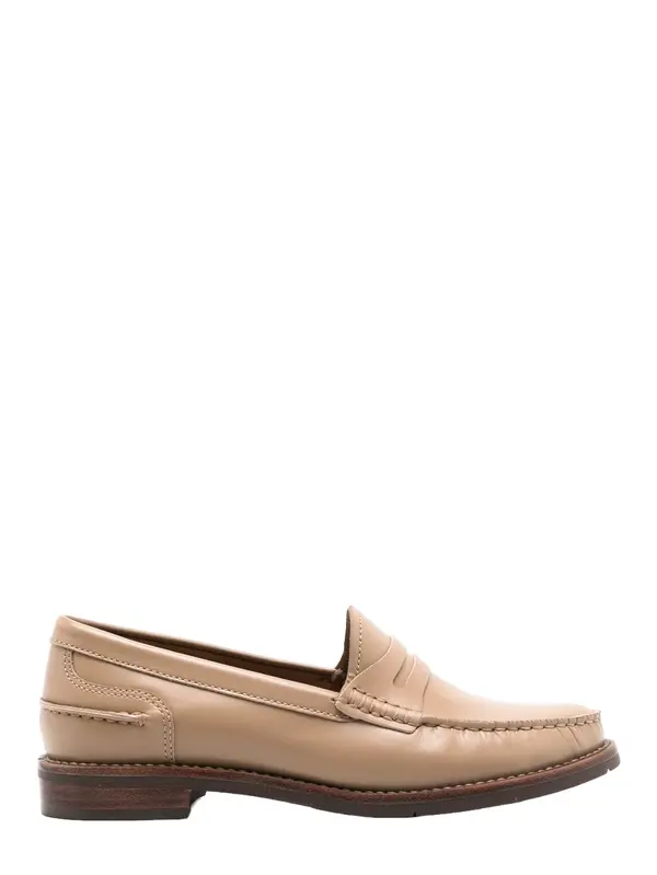 STUDIO CHOFAKIAN Rive Gauche Penny Loafers - Neutrals