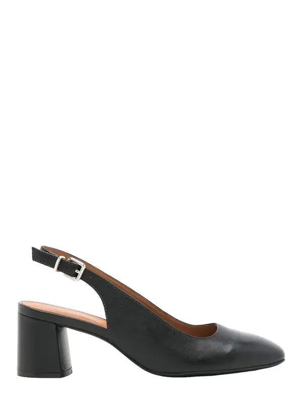 STUDIO CHOFAKIAN Quartier 40mm Leather Pumps - Black