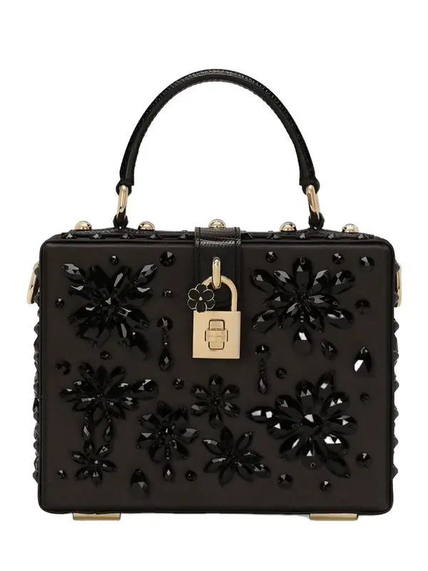 Dolce & Gabbana Dolce Box Gemstone Tote - Black