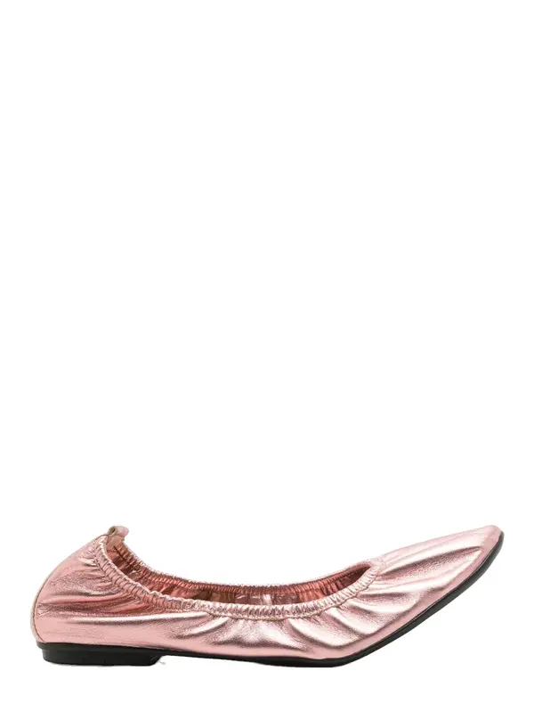 STUDIO CHOFAKIAN Julia Ballerina Flats - Pink