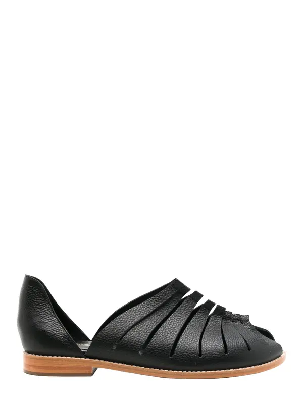 STUDIO CHOFAKIAN Faustine Cut-out Sandals - Black
