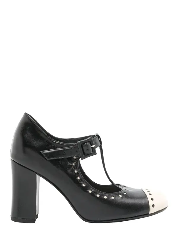 STUDIO CHOFAKIAN Gabrielle 65mm Leather Pumps - Black
