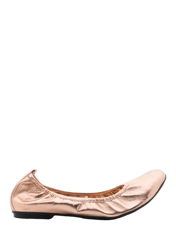 STUDIO CHOFAKIAN Julia Ballerina Shoes - Gold