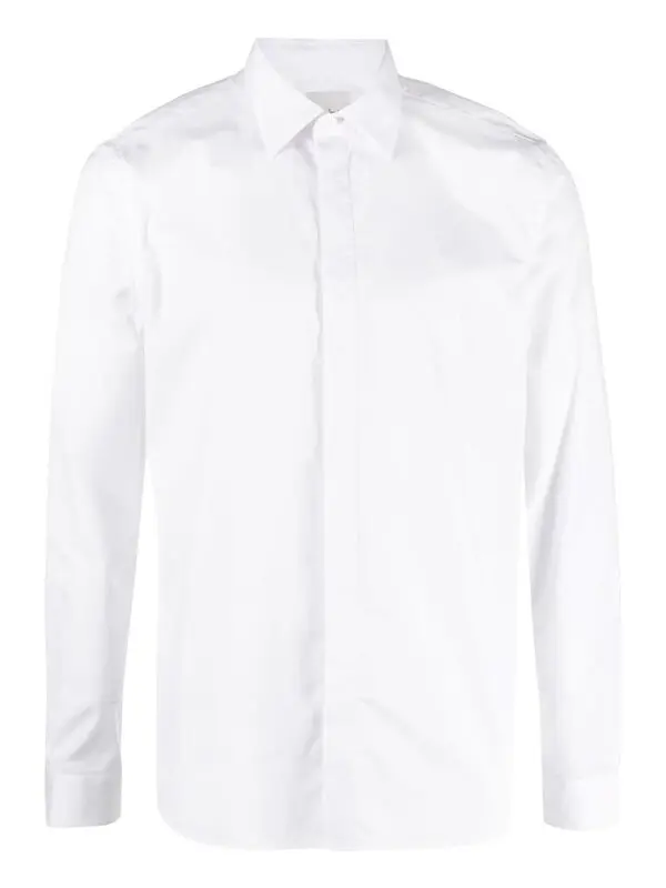 Paul Smith Classic-collar Cotton Shirt - White