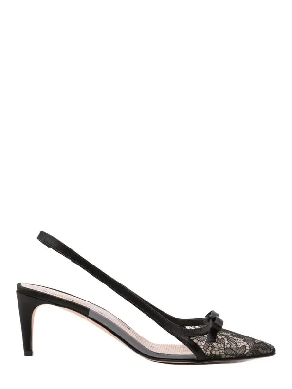 Red Valentino Spitze Sandie 60mm Sheer-lace Pumps - Black