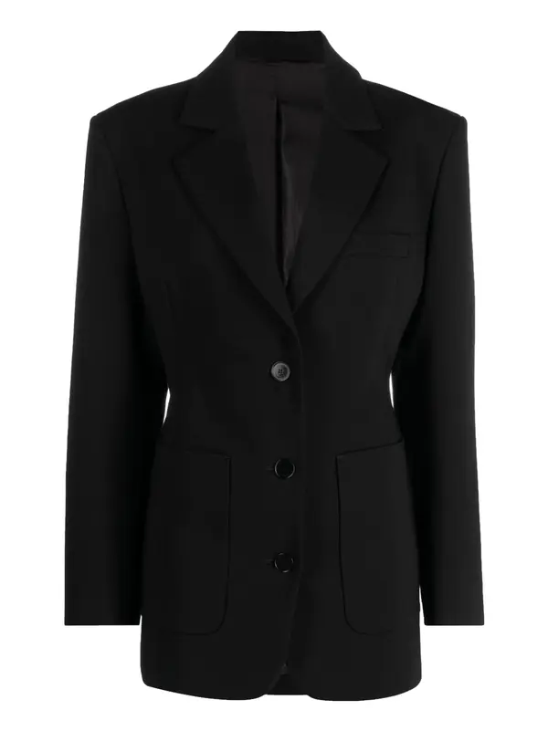 LANVIN Single-breasted Blazer - Black