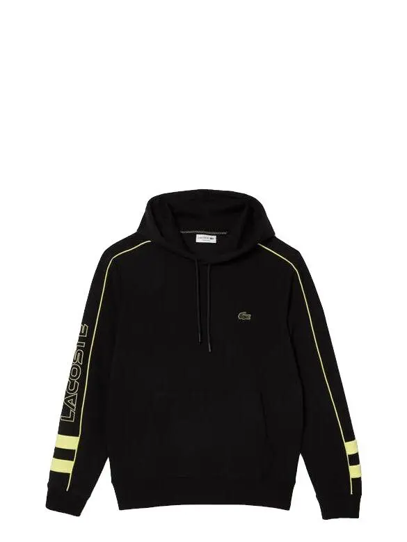 Lacoste Double Face Hoodie - Noir/limeira