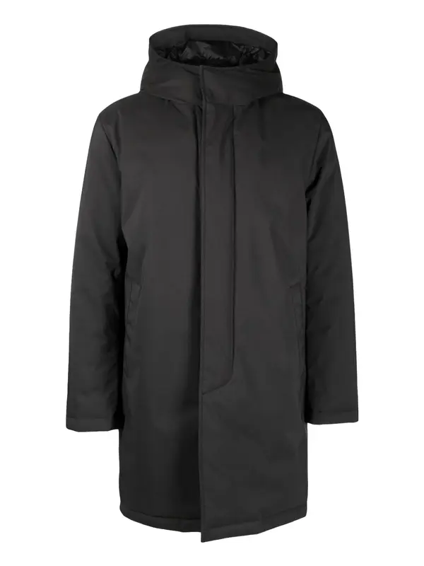 FAY Double Morning Raincoat - Black