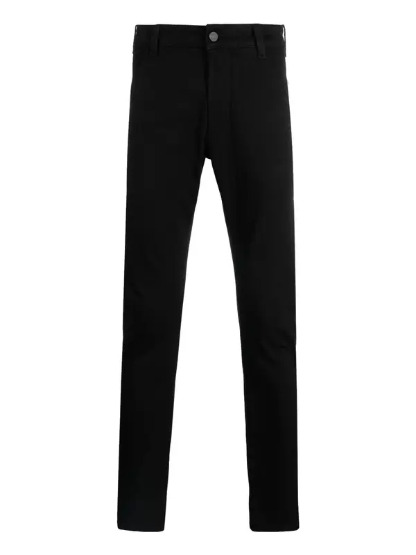 THOM KROM Mid-rise Slim-fit Jeans - Black