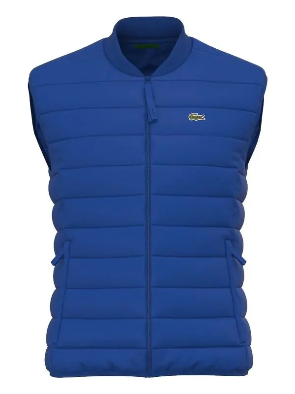 Lacoste Quilted Nylon Vest - Jq0 Cobalt
