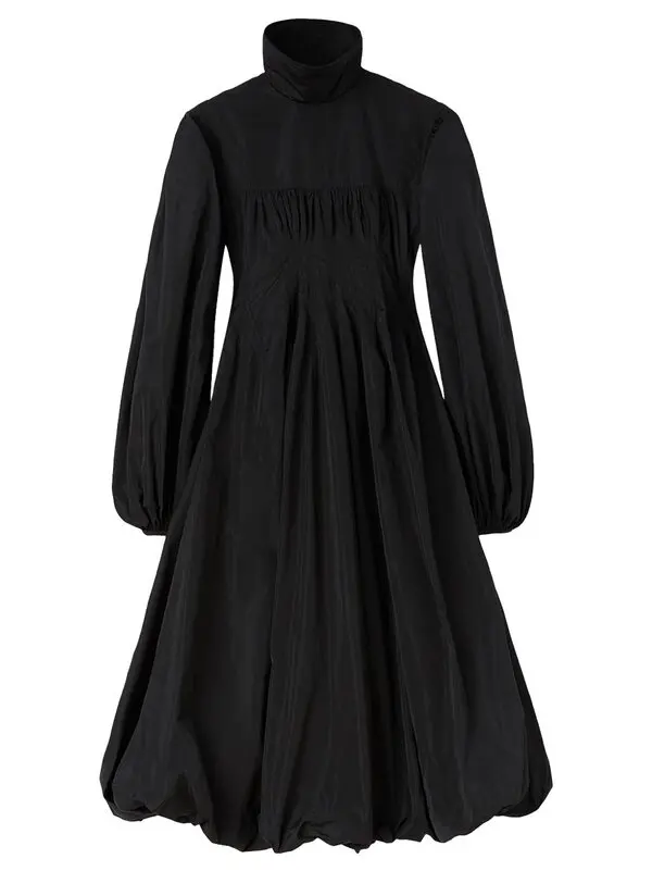 JIL SANDER Calf-length Long-sleeve Dress - Black